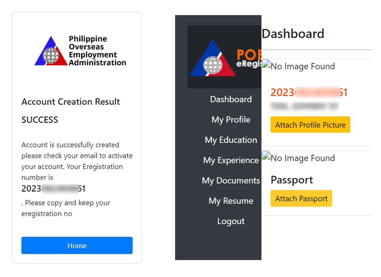 How to Create and Update Your POEA/ DMW e-Registration Profile ...