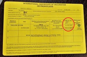 Renew Your Yellow Fever Vaccination Certificate in 7 Minutes
