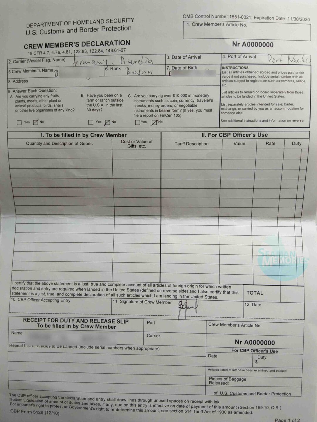 Seafarers/ OFW Requirements & Quarantine Guidelines Upon Arriving in Manila