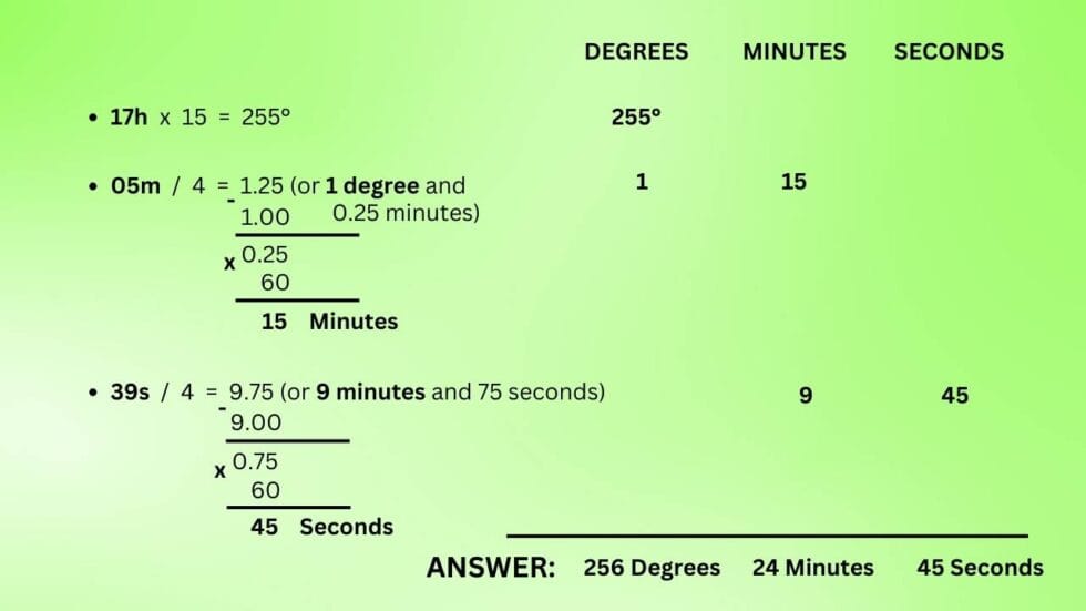 🌍 Arc to Time and Time to Arc Conversion – A Seafarer’s Guide