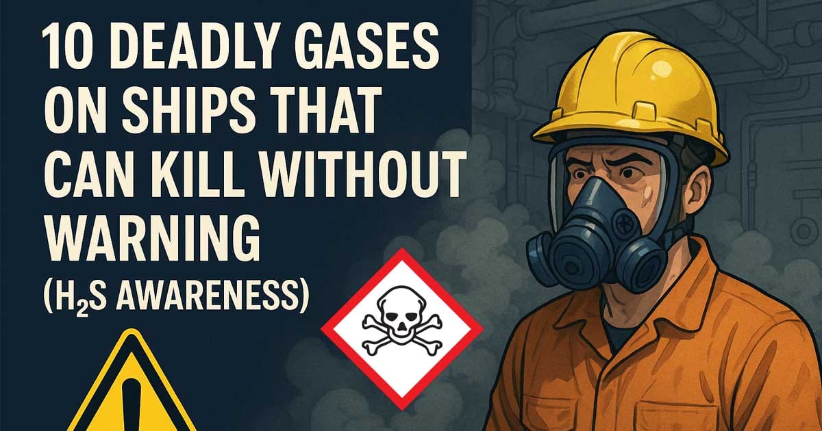 ⚠️ 10 Deadly Gases on Ships That Can Kill Without Warning